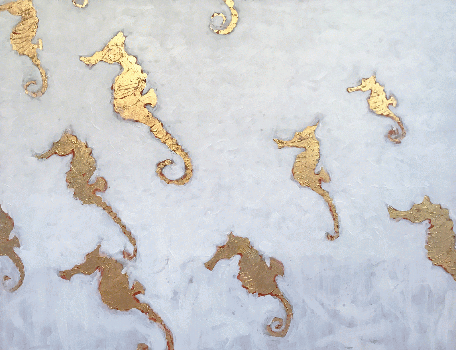 gold seahorses – Kyle Hicks Healy